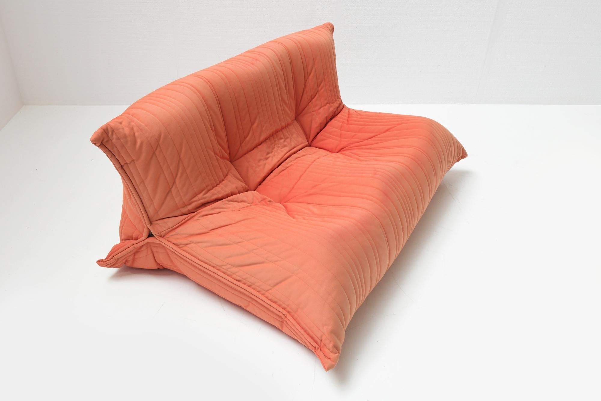 Very Rare Yoko Sofa in Its Original Fabric by Michel Ducaroy for Ligne ...