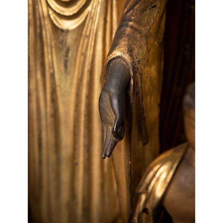Very Special Antique Japanese Amida Buddha, Triad from Japan For Sale ...