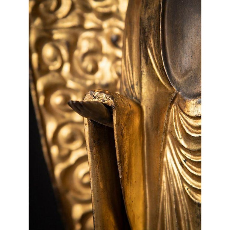 Very Special Antique Japanese Amida Buddha, Triad from Japan For Sale ...