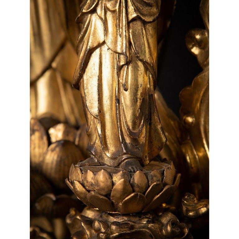 Very Special Antique Japanese Amida Buddha, Triad from Japan For Sale ...