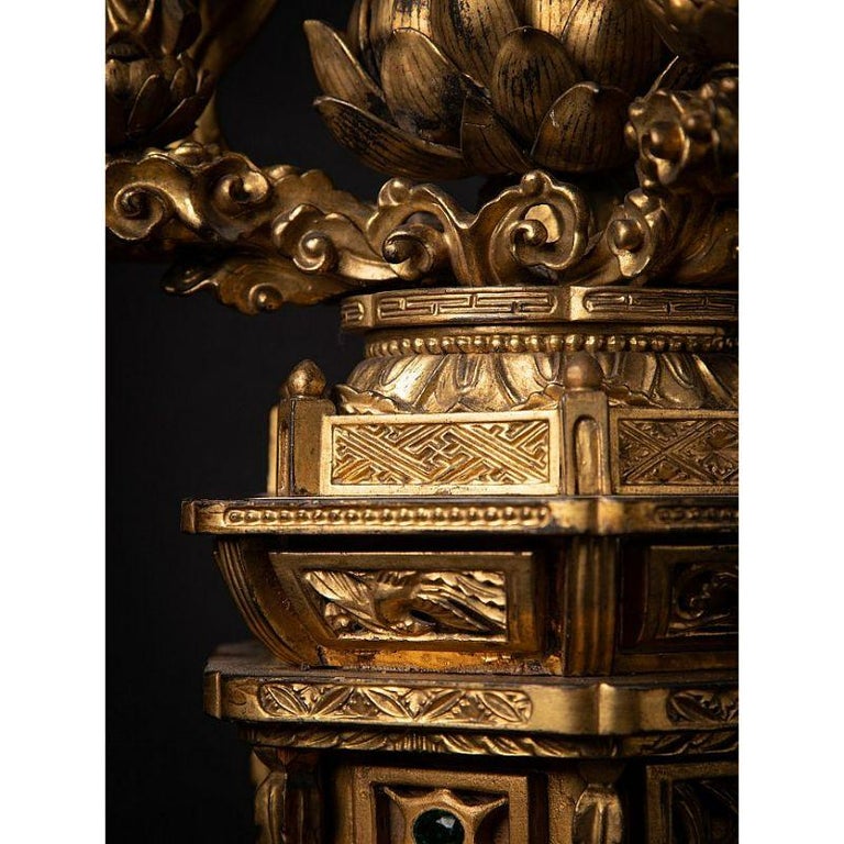 Very Special Antique Japanese Amida Buddha, Triad from Japan For Sale ...