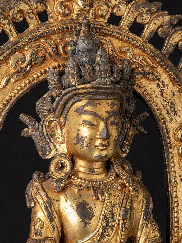 Very Special Antique Nepali Buddha Statue from Nepal For Sale at 1stDibs