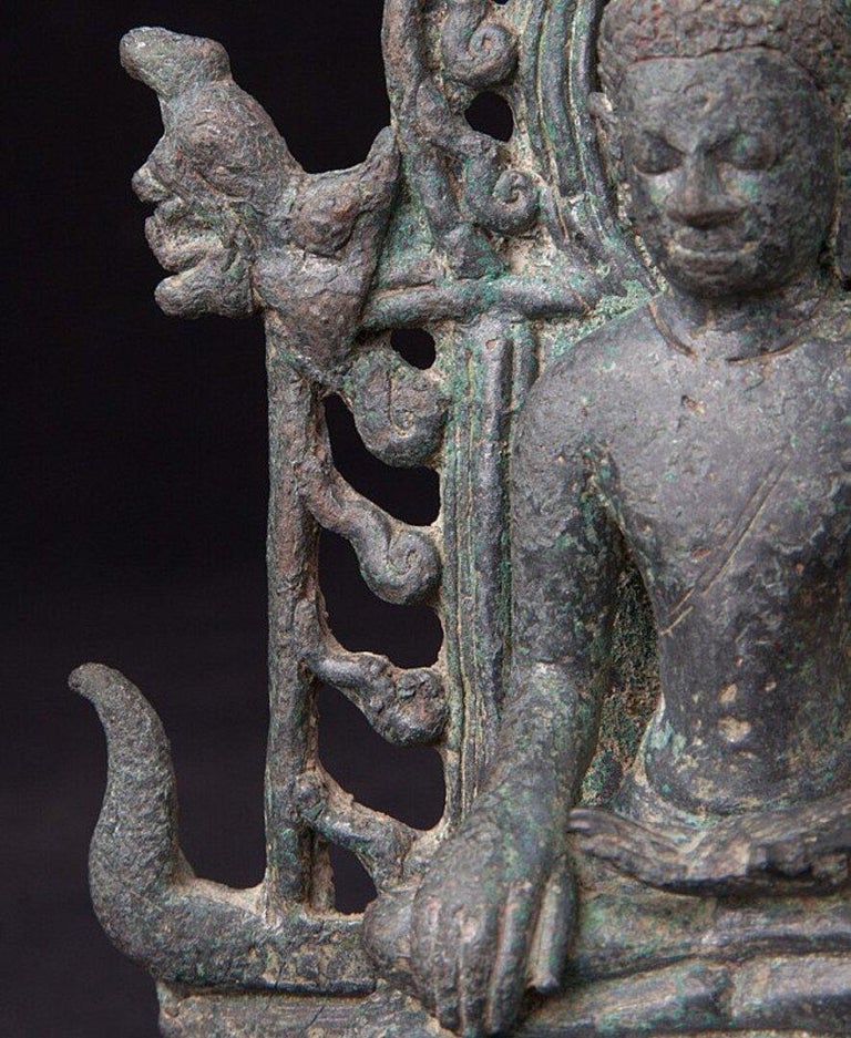 Very Special Bronze Pyu Buddha Statue from Burma For Sale at 1stDibs