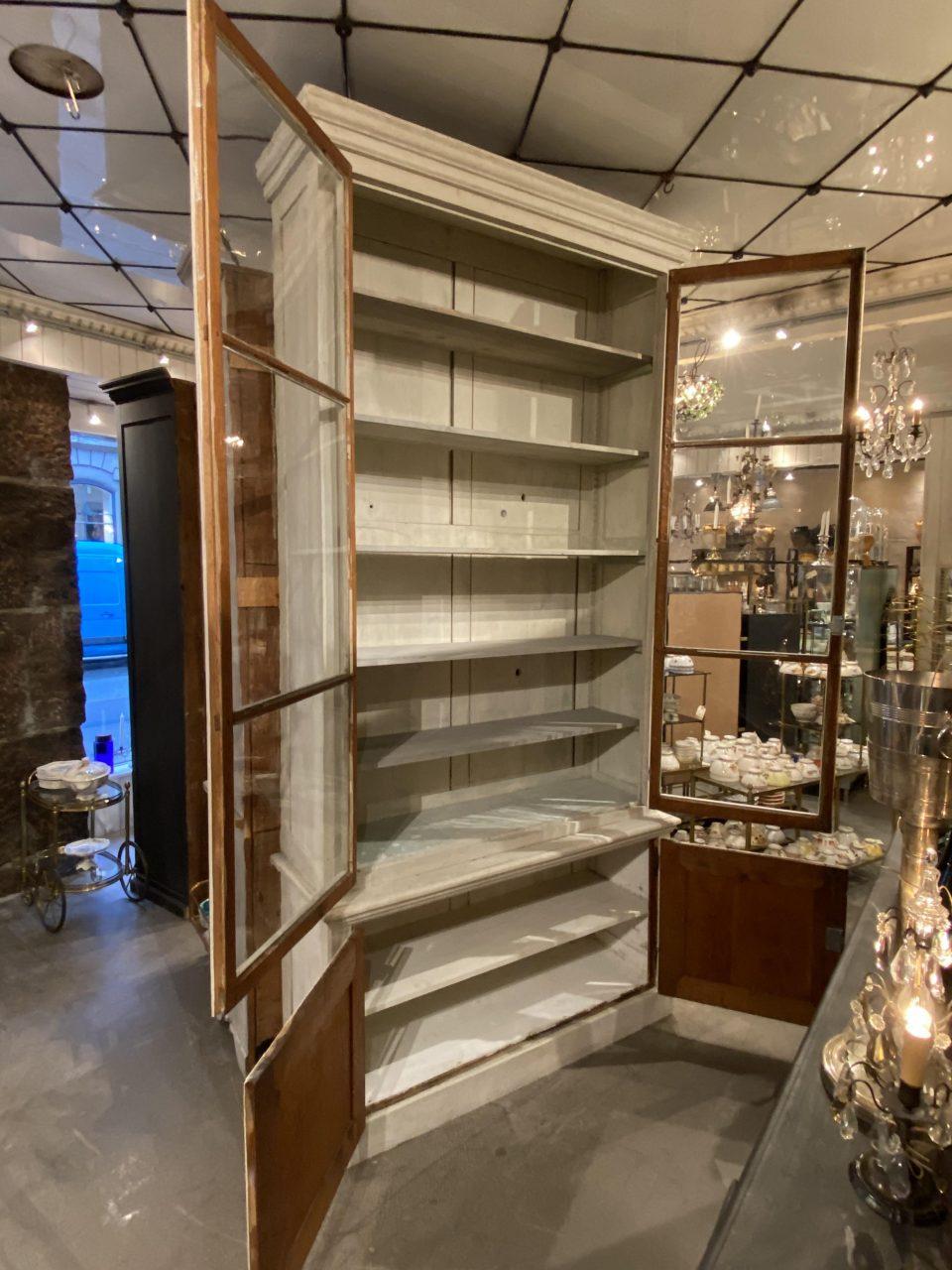 Very Tall Antique French Two Part Bookcase at 1stDibs | antique french ...