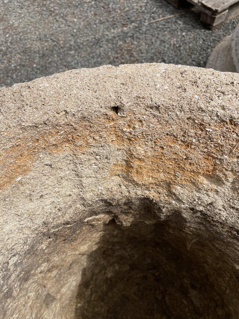 Very Tall French Carved Stone Pot/Planter/Fountain For Sale at 1stDibs