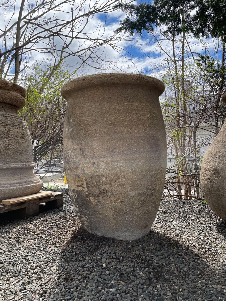Very Tall French Carved Stone Pot/Planter/Fountain For Sale at 1stDibs
