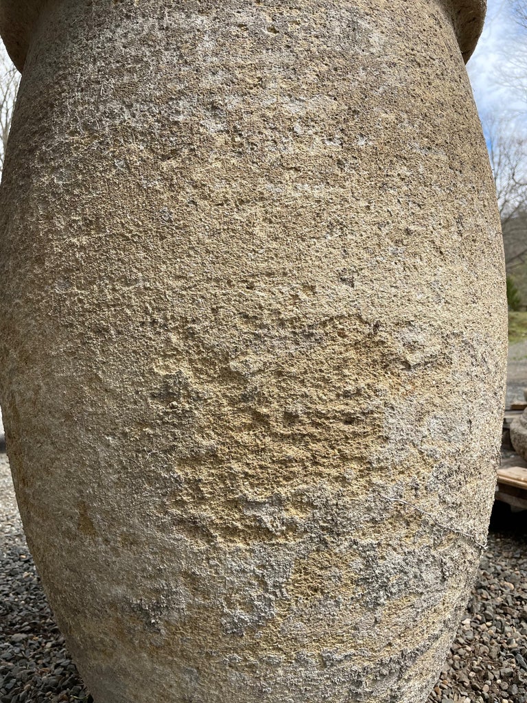 Very Tall French Carved Stone Pot/Planter/Fountain For Sale at 1stDibs