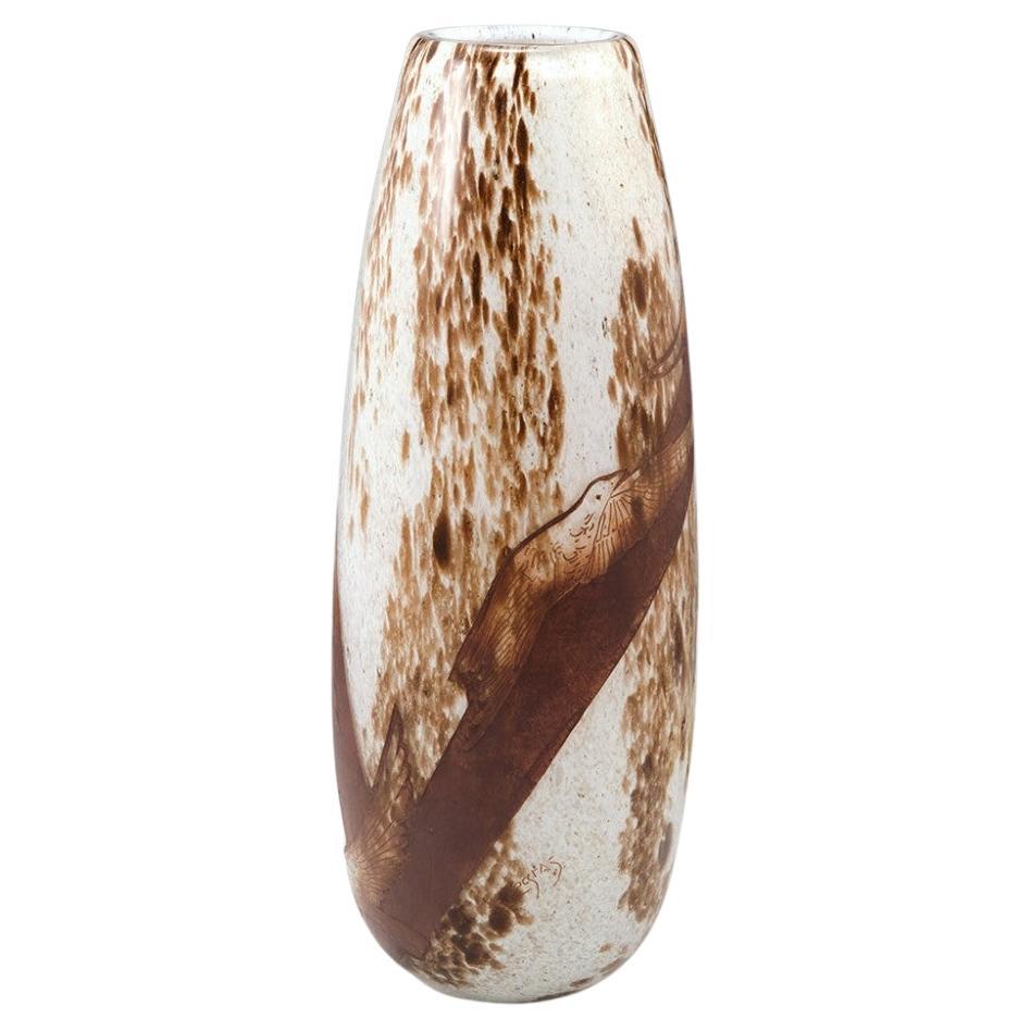 Legras Cubism Inspired Vase, C 1930 For Sale at 1stDibs