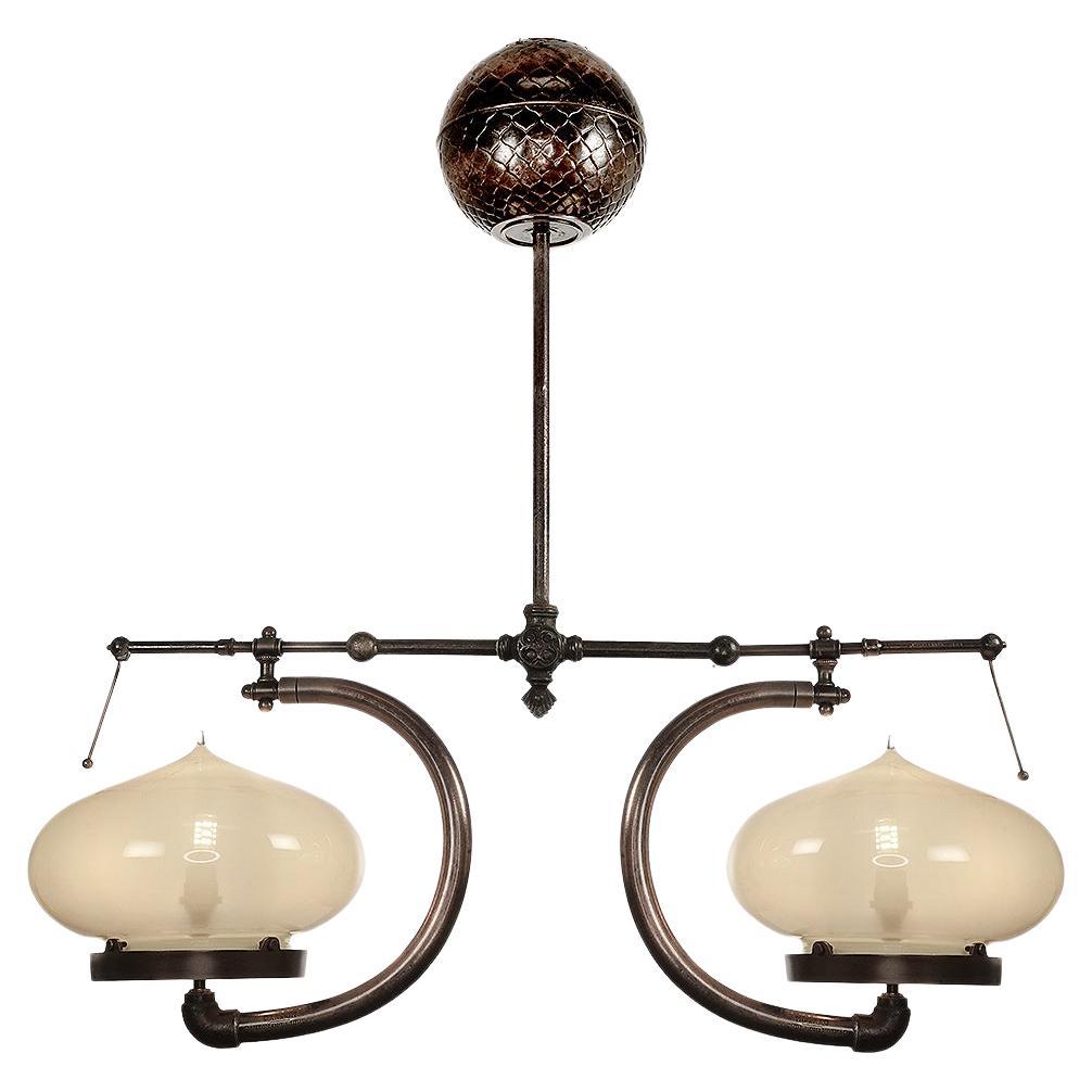 Victorian Double Gas Light, England, Circa 1910 at 1stDibs