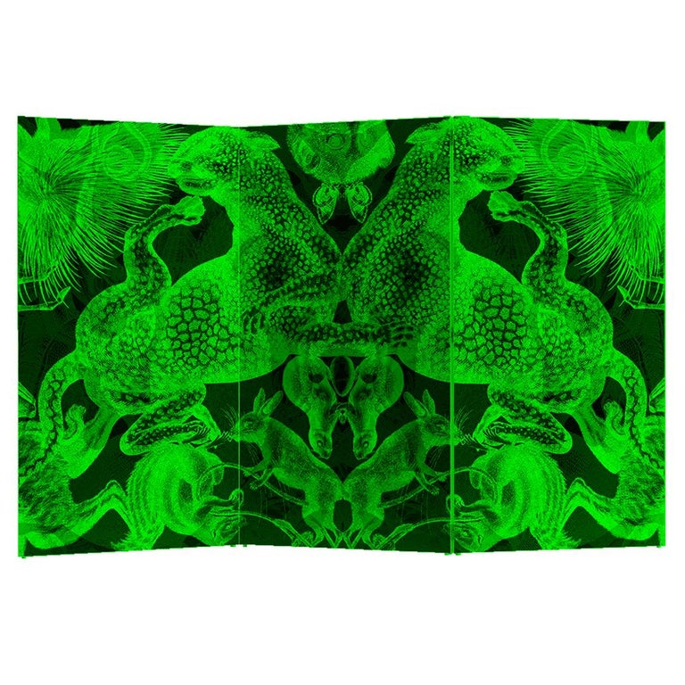 Vesalio Room Divider Screen 3 Panel RGB Lights Interactive Designed by ...