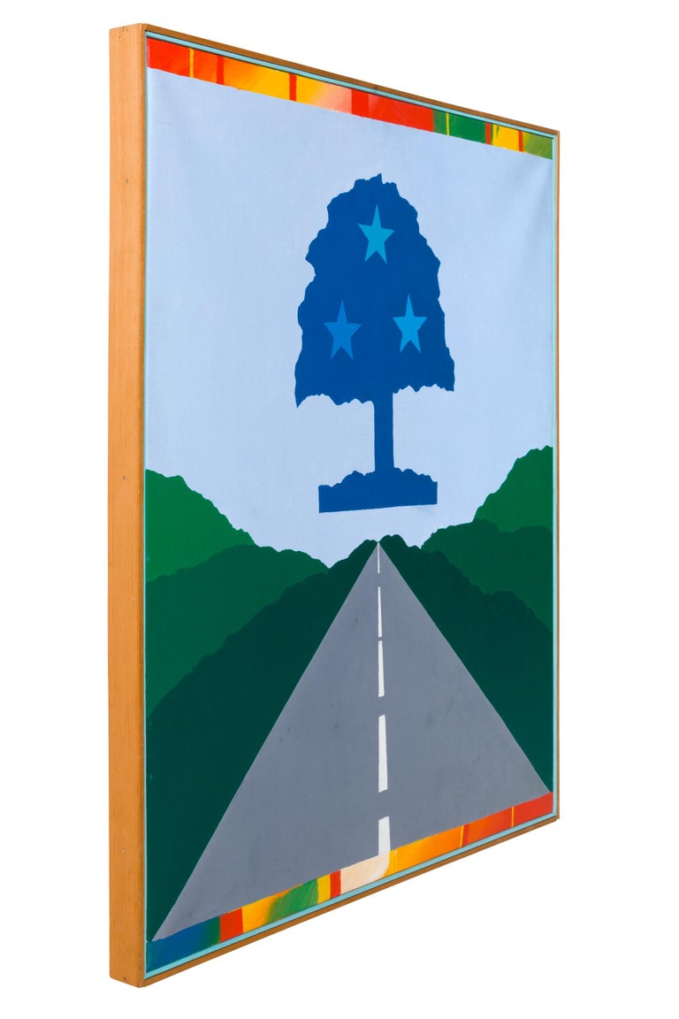 "Vestvendt Billede" Painting by Bent Karl Jacobsen, Denmark, 1981 at ...