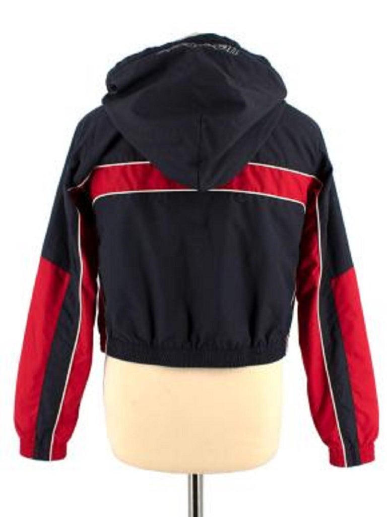 Vetements Black and Red Track Jacket For Sale at 1stDibs