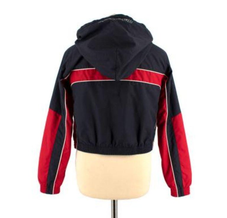Vetements Black and Red Track Jacket For Sale at 1stDibs