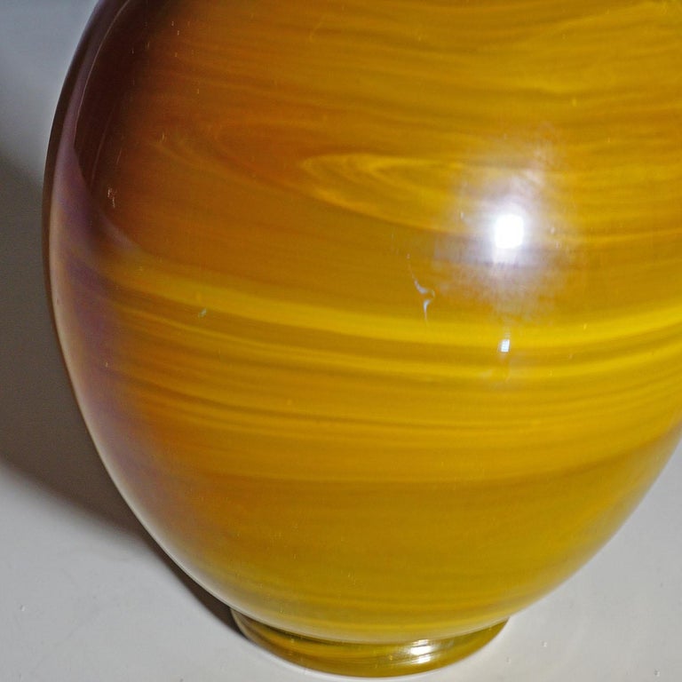 Vetro Calcedonio Vase by Napoleone Martinuzzi for Venini Murano, ca ...