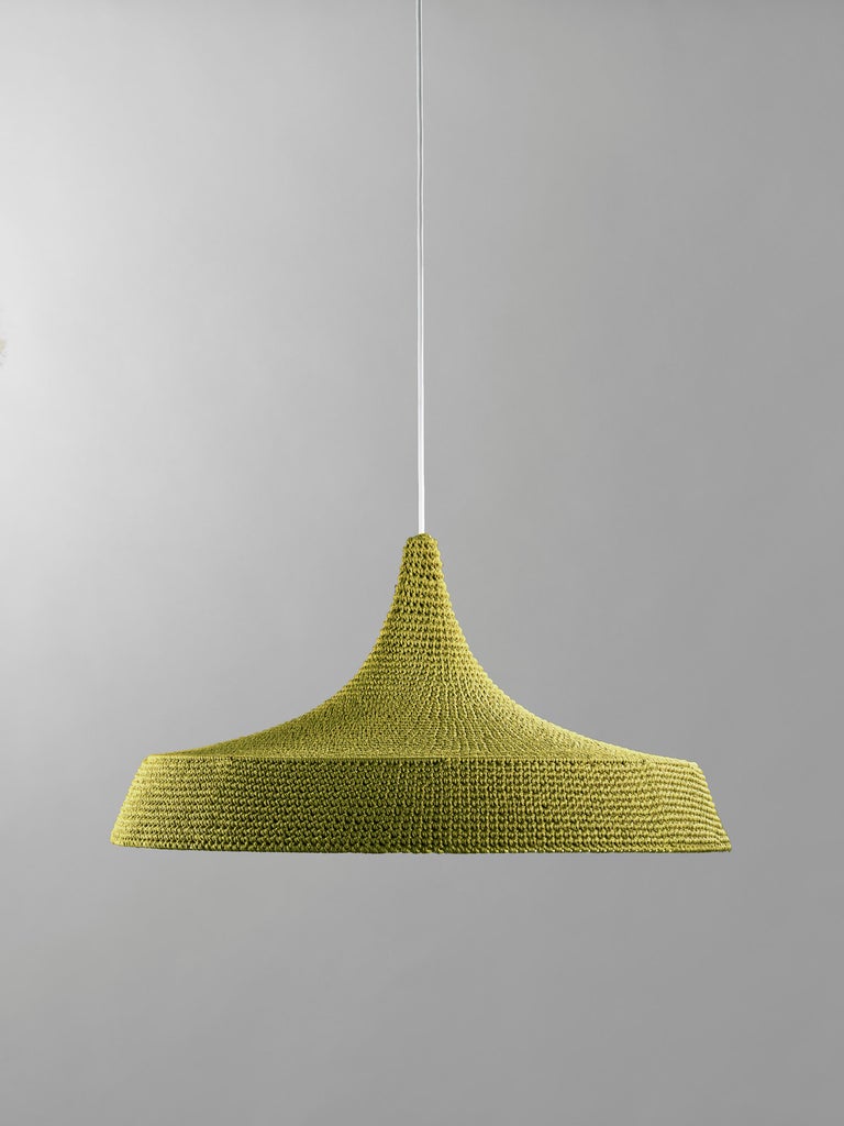 VEX Pendant Light Ø40cm/15.7in, Hand Crocheted in 100% Egyptian Cotton ...