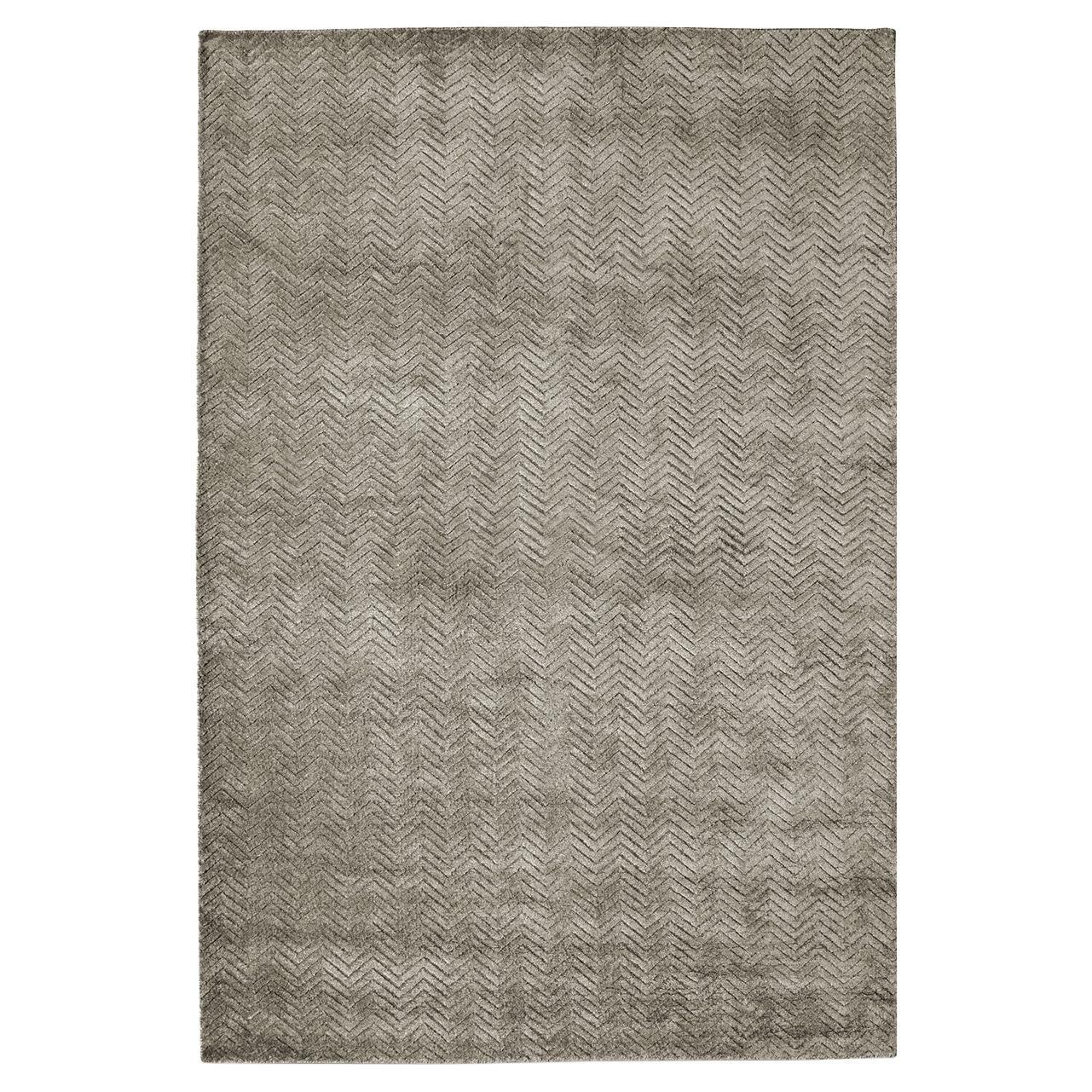 Dark Gray Loop Cut Rug For Sale at 1stDibs