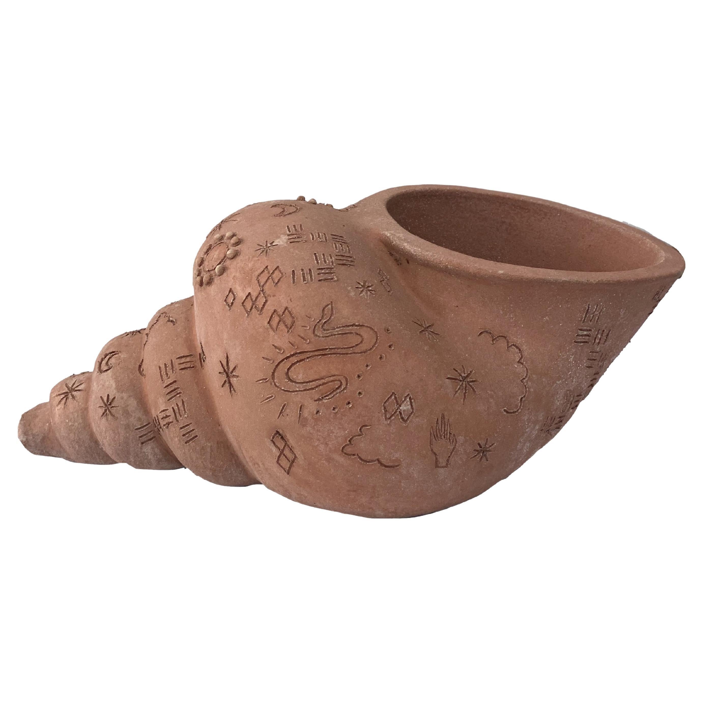 Marine Shells Cachepot, Mid-20th Century For Sale at 1stDibs