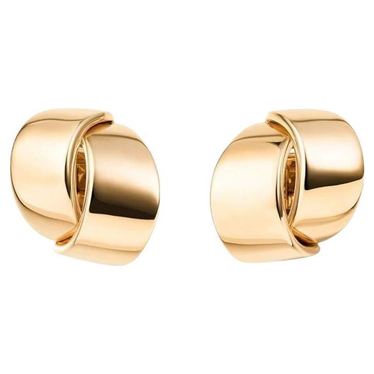 Vhernier 18k Rose Gold Abbraccio Earrings For Sale at 1stDibs