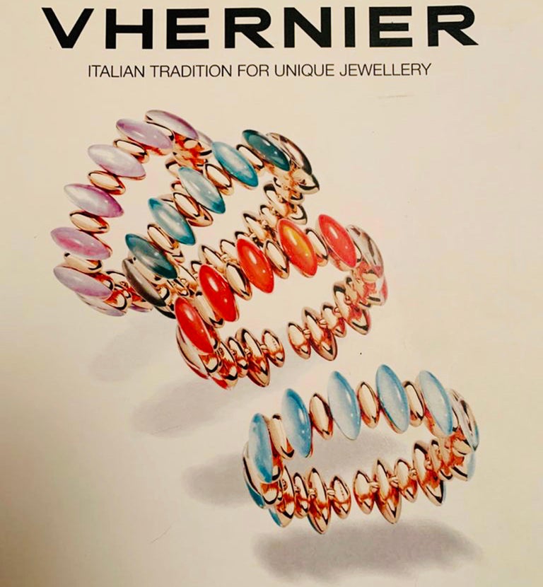 Vhernier 2011 Fuseau Collection Red Carnelian Rock Crystal Rose Gold ...