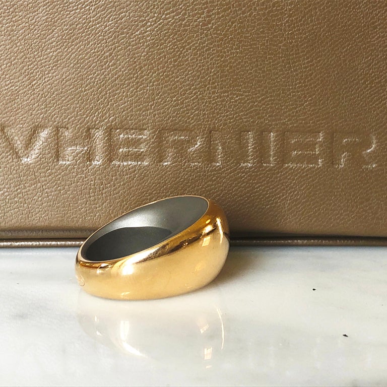 Vhernier 2019 Pirouette Titanium Rose Gold Cocktail Ring at 1stDibs
