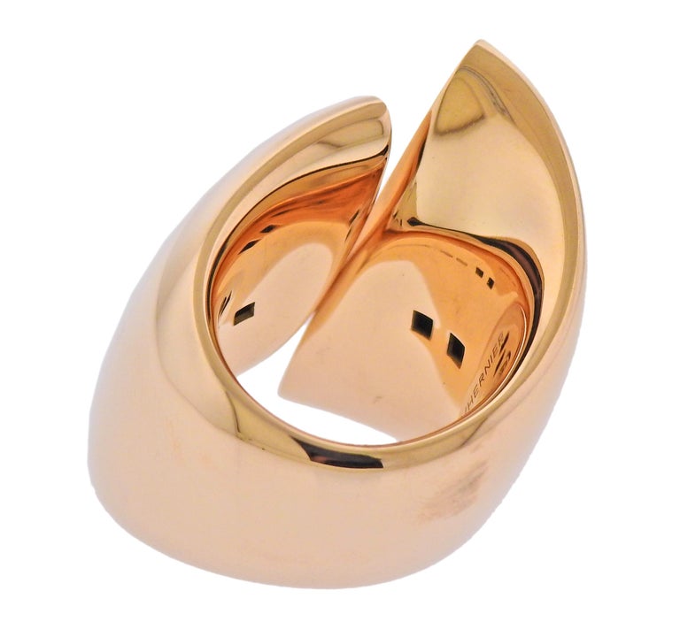 Vhernier Eclisse Rose Gold Ring For Sale at 1stDibs