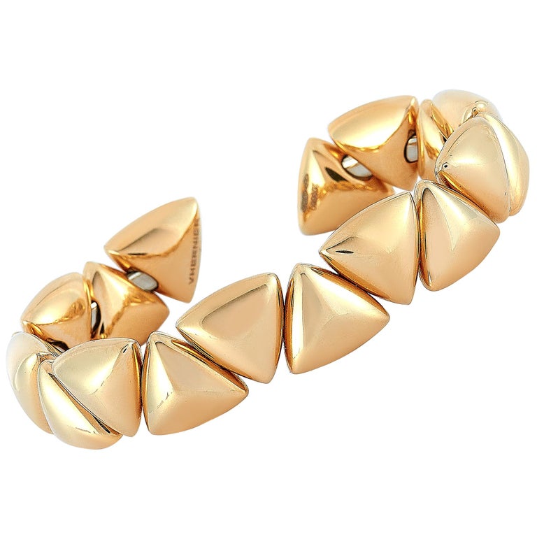 Vhernier Freccia Mini 18 Karat Rose Gold 18 Elements Bracelet at ...
