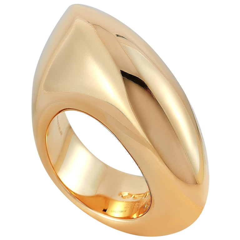 Vhernier Fuseau 18 Karat Rose Gold Ring at 1stDibs