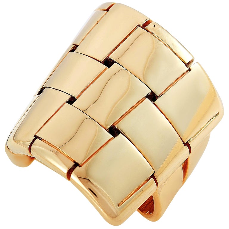 Vhernier Giunco Due 18 Karat Rose Gold Ring at 1stDibs