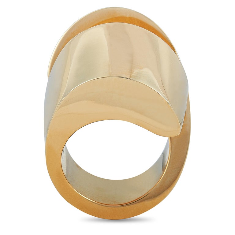 Vhernier Kiss 18 Karat Rose Gold Ring at 1stDibs
