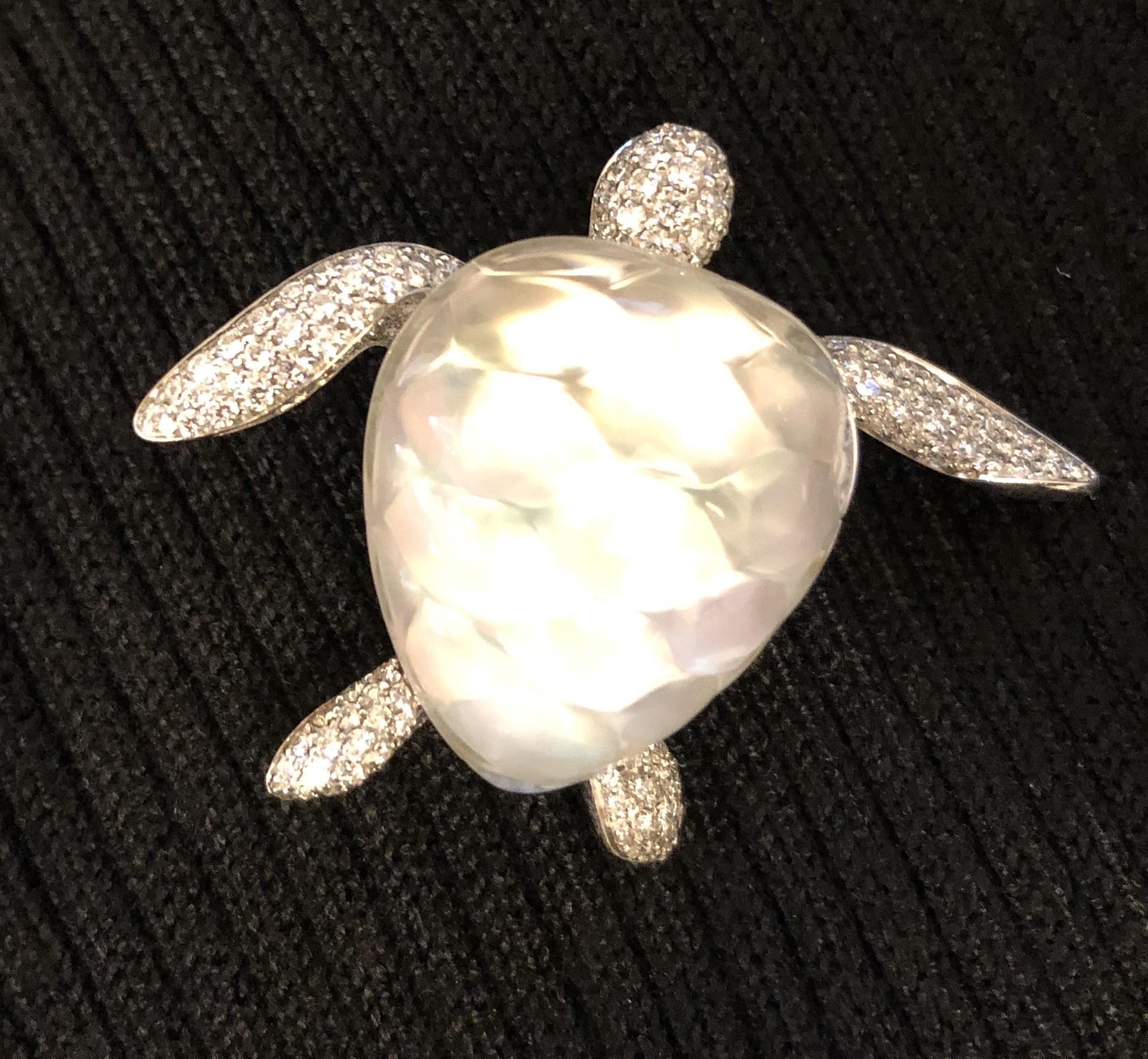 Vhernier Sea Turtle Brooch at 1stDibs