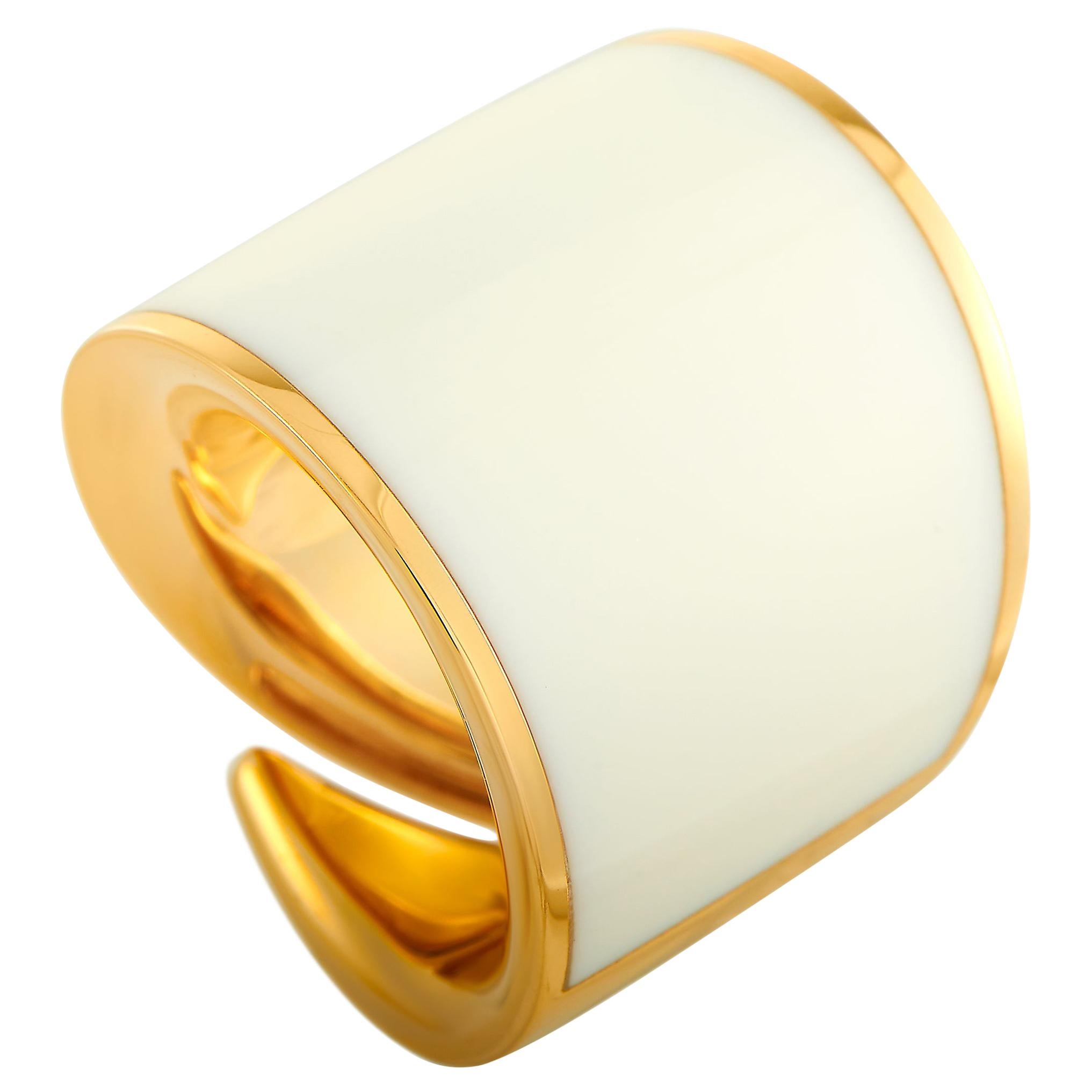 Vhernier Vague 18 Karat Rose Gold Kogolong Ring For Sale at 1stDibs
