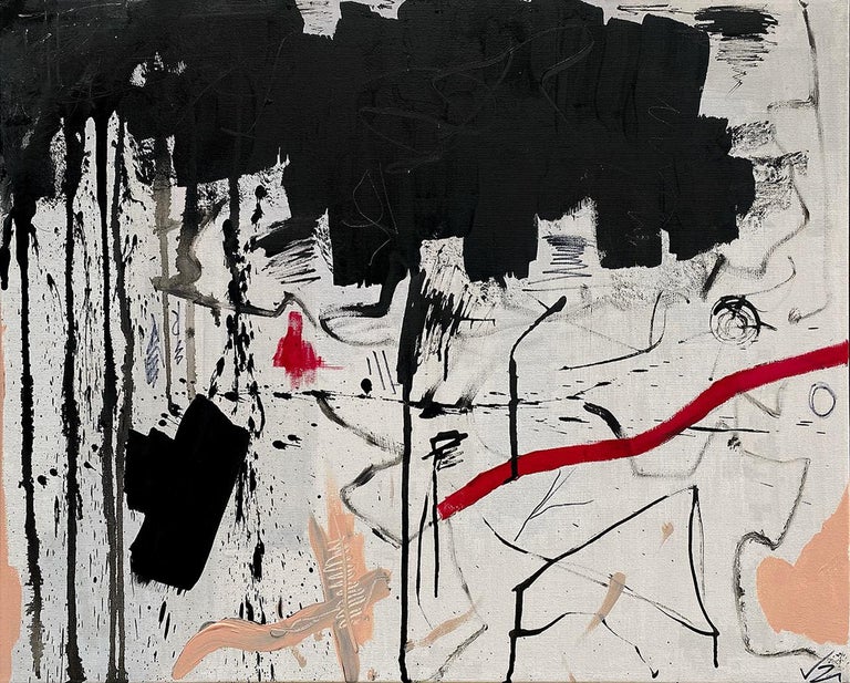 Vi Kalinski - "Clouds'''' - Original painting on canvas For Sale at 1stDibs