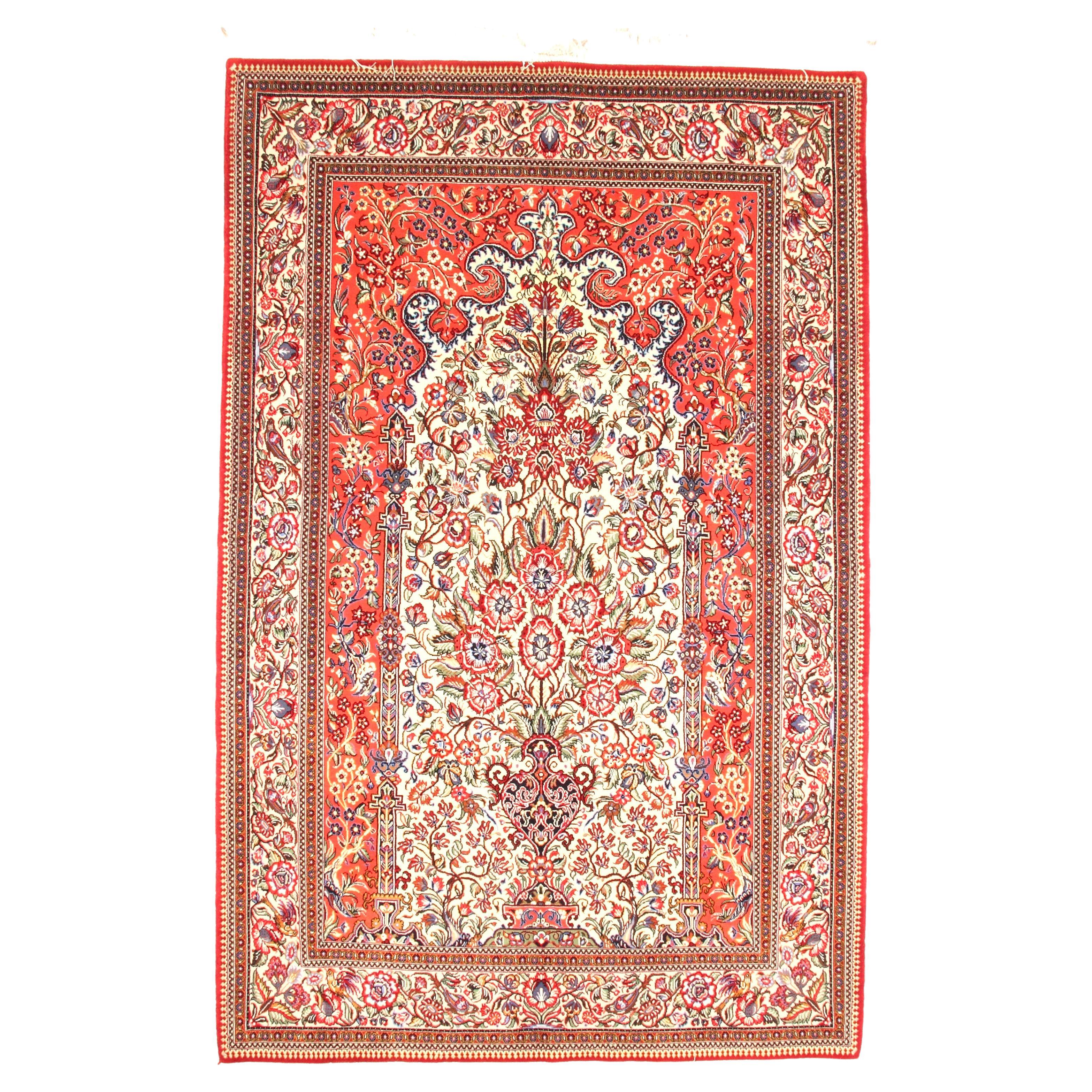 Via Como, Fine Qum Ghom Rug circa 1940 Iran Persian Carpet For Sale at ...
