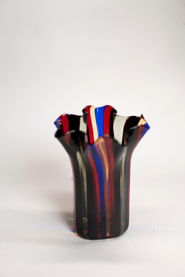 Vibrant Colorfull Glass by Oggetti, Italy For Sale at 1stDibs
