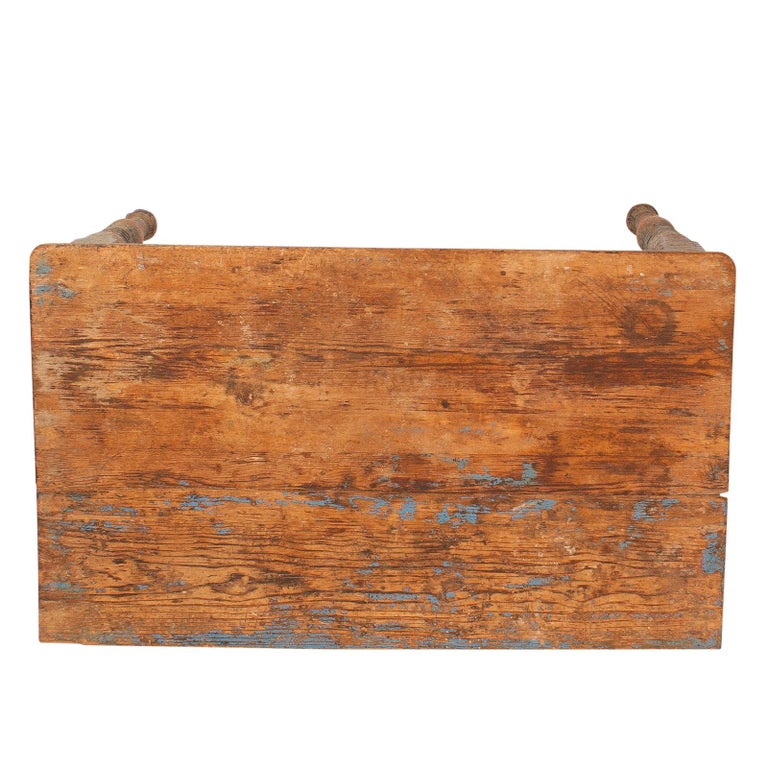 Vibrant green Spanish Colonial Work Table, circa 1880 at 1stDibs