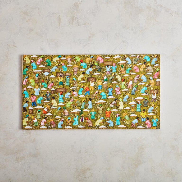 Vibrant Oil Painting by Thomas Haiti at 1stDibs