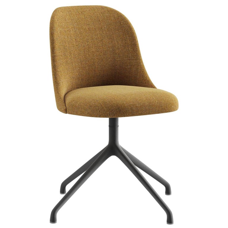 Viccarbe Aleta Chair Pyramid Base in Kvadarat Remix 433 Fabric For Sale ...