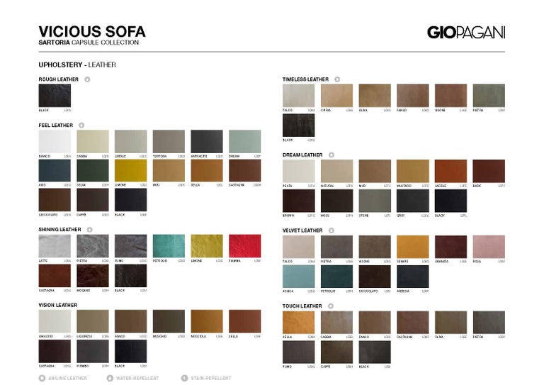 Vicious Modular Sofa White Bouclé Wool Fabric For Sale at 1stDibs