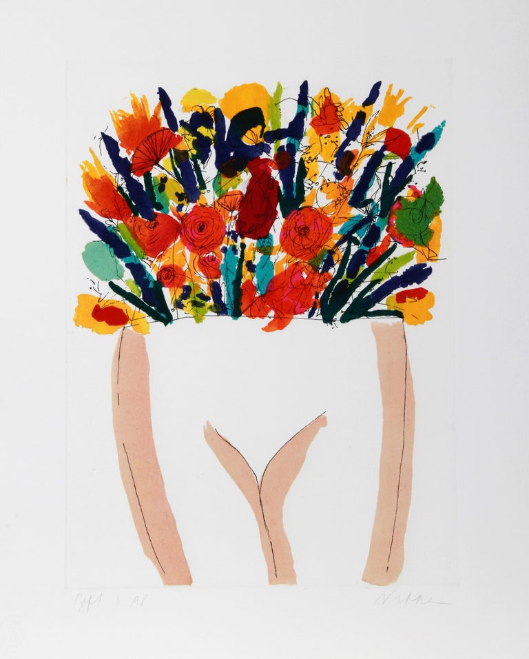 Vick Vibha - Gift II, etching by Vick Vibha For Sale at 1stDibs