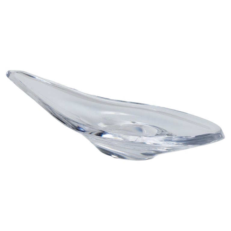 Vicke Lindstrand Art Glass Fish Dish by Kosta Boda For Sale at 1stDibs