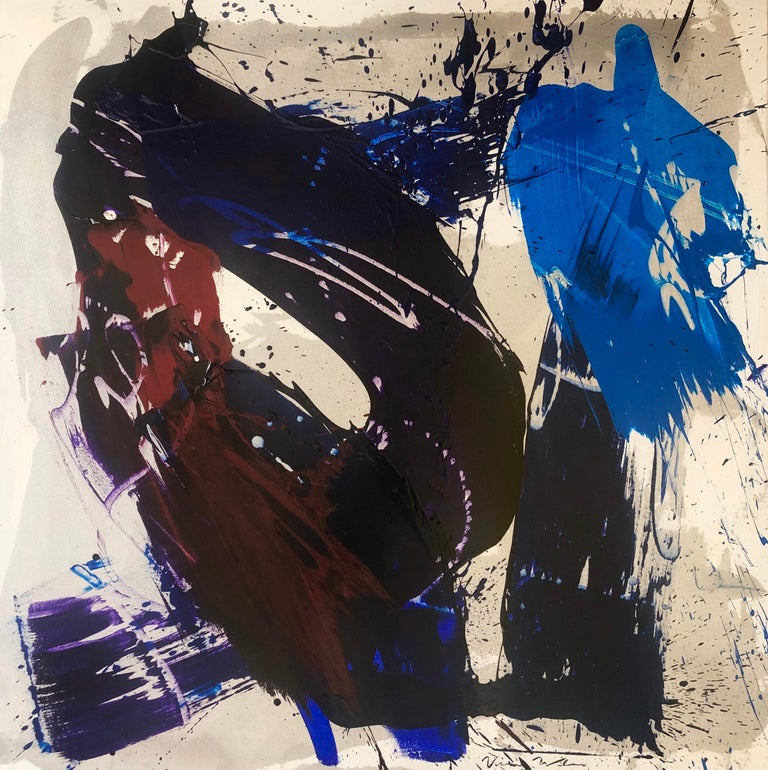 Vicki Wilson - Abstract Acrylic Painting on Canvas Titled “OM” For Sale ...