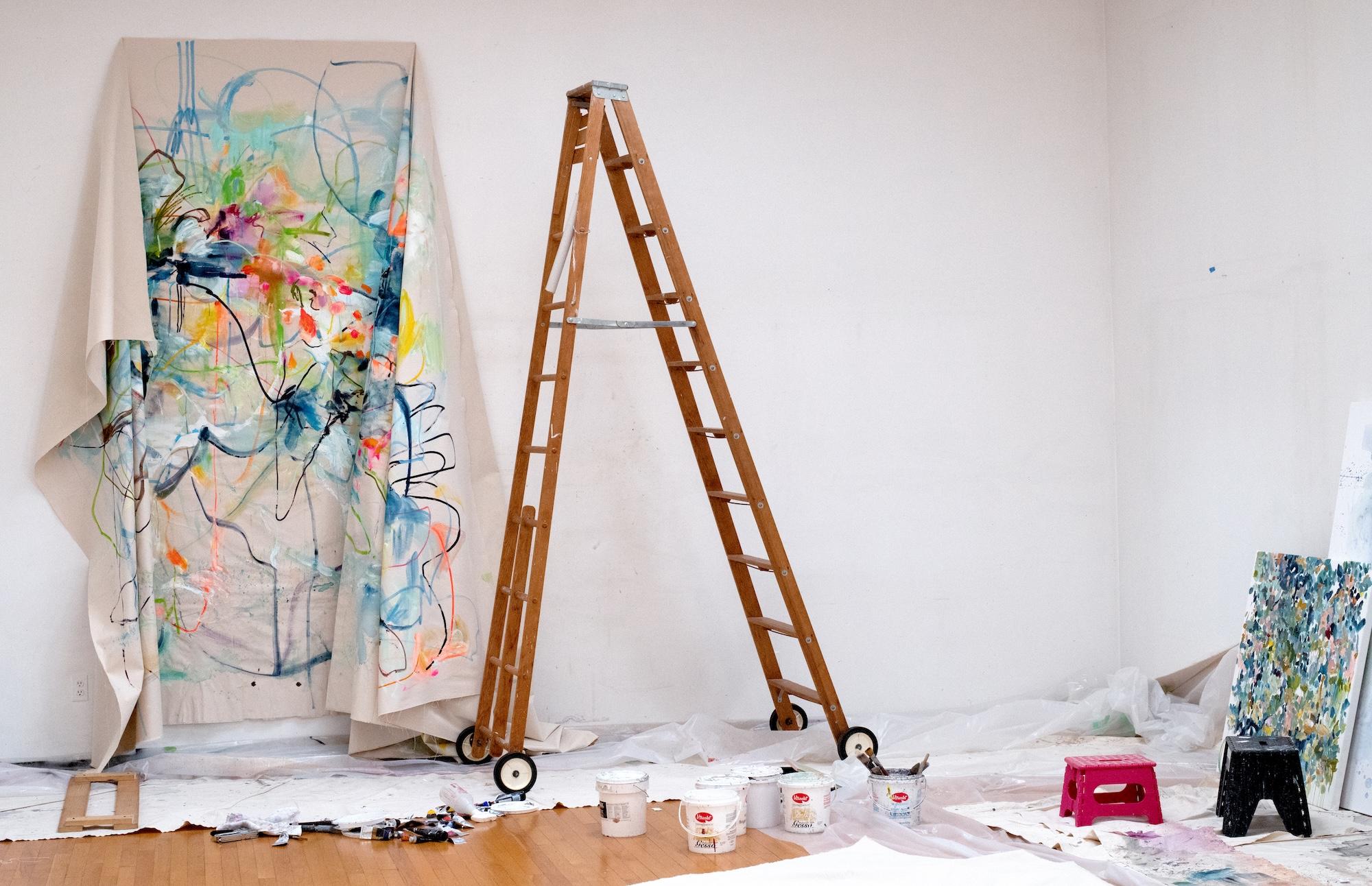 Vicky Barranguet - Monumental Abstract Expressionist Painting in ...