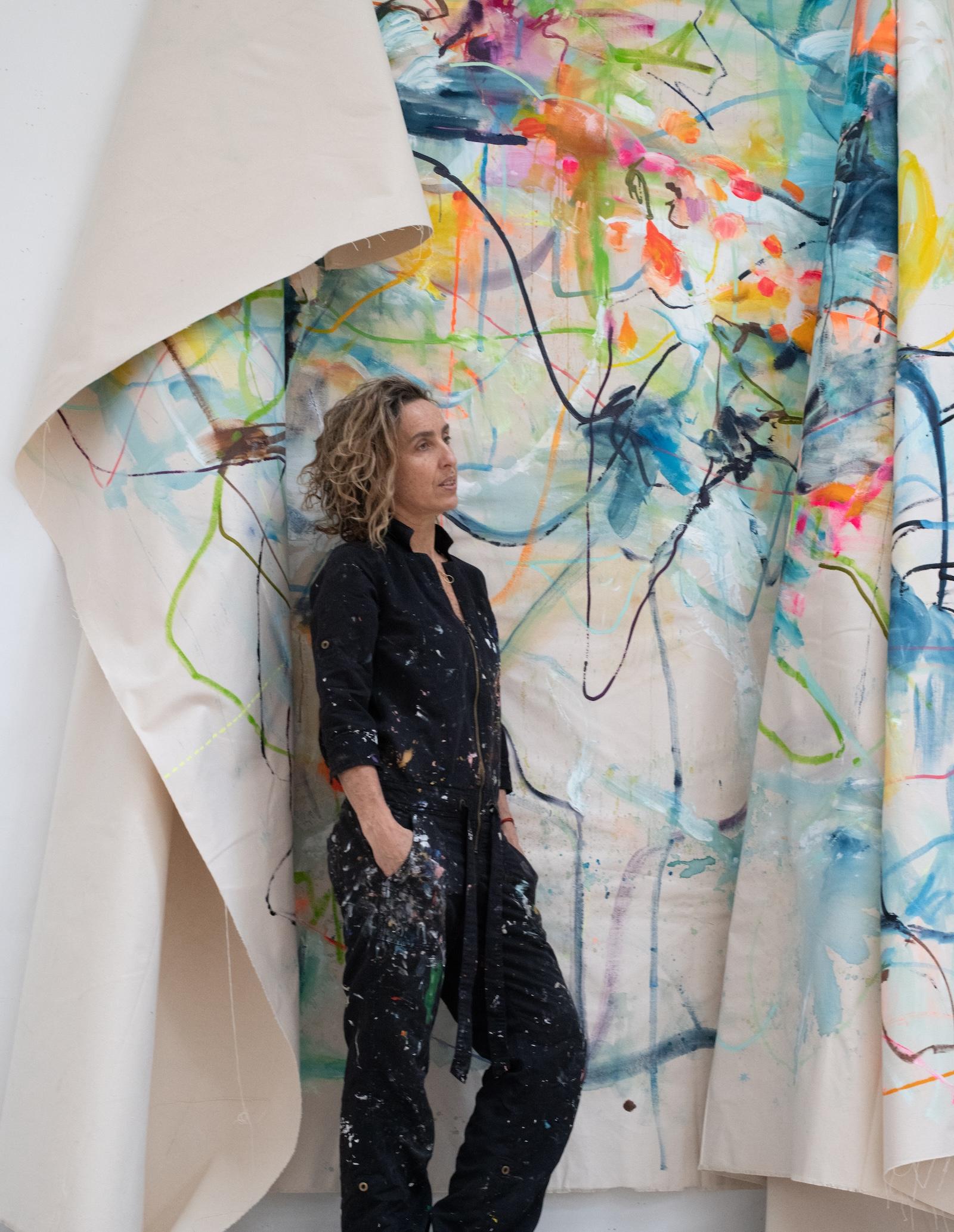 Vicky Barranguet - Monumental Abstract Expressionist Painting in ...