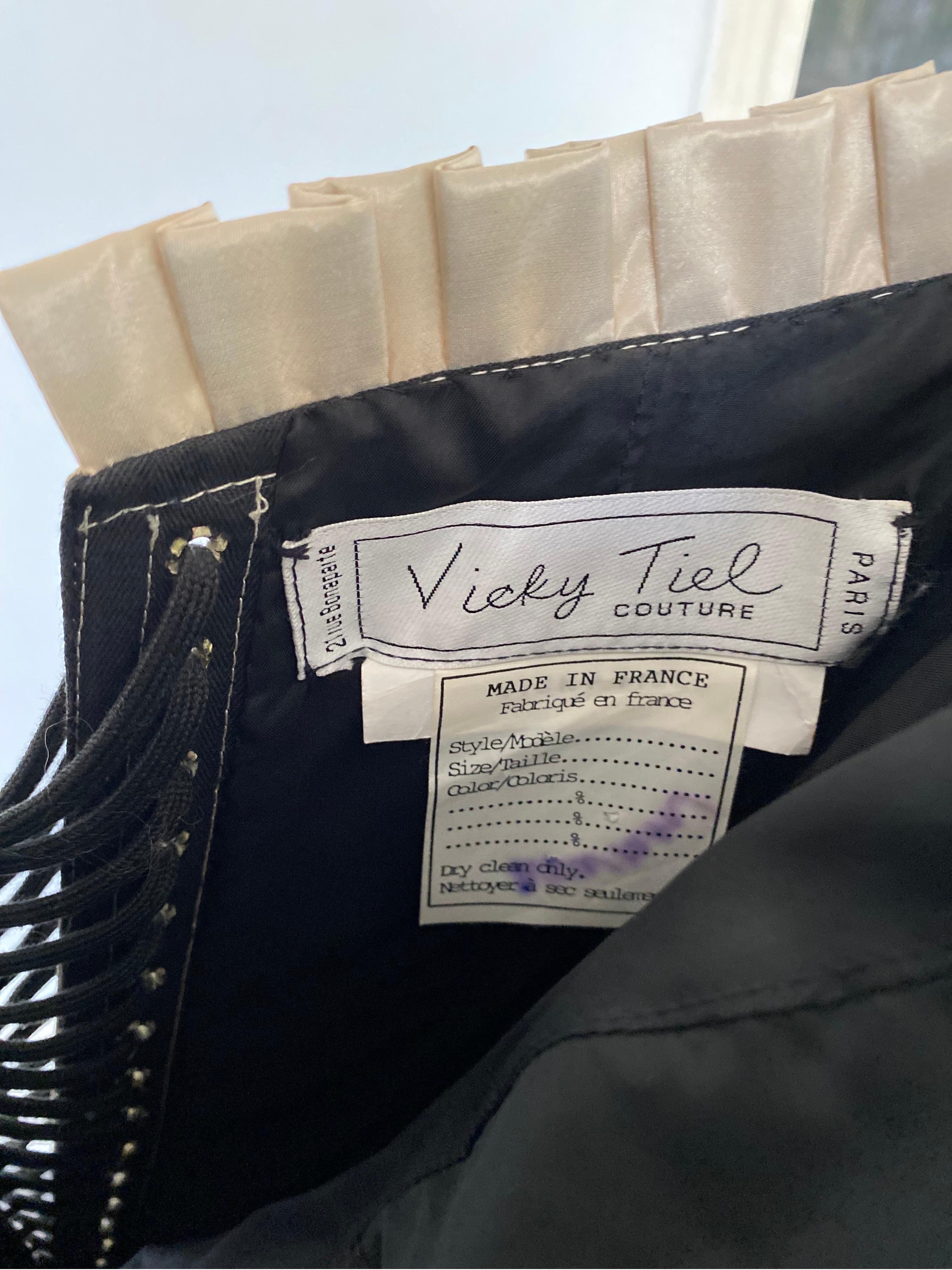 Vicky Tiel Couture Vintage 1980s New Man Corset Dress For Sale at 1stDibs