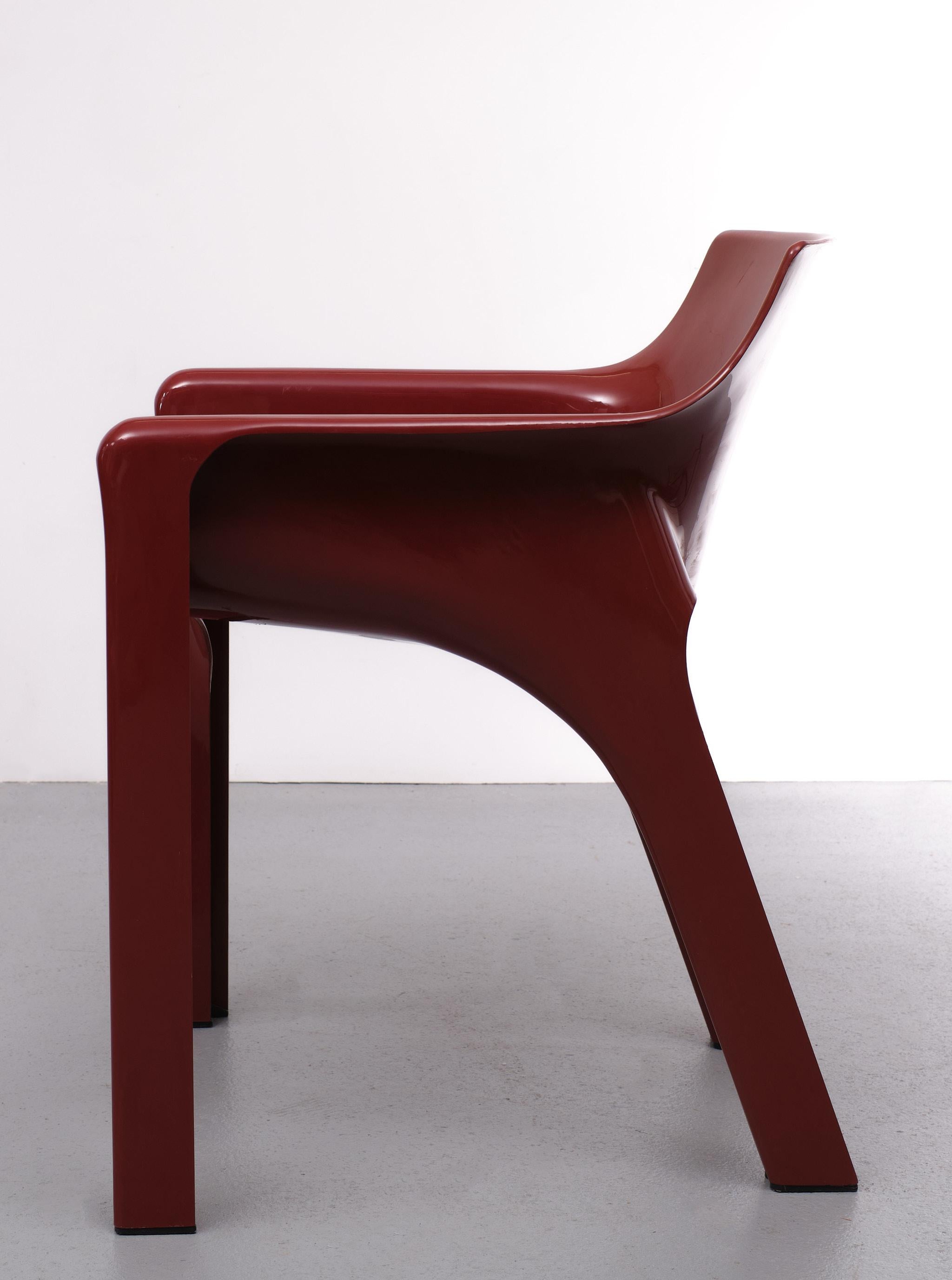 Vico Magistretti Arm Chair Model Gaudi 1970s Italy at 1stDibs