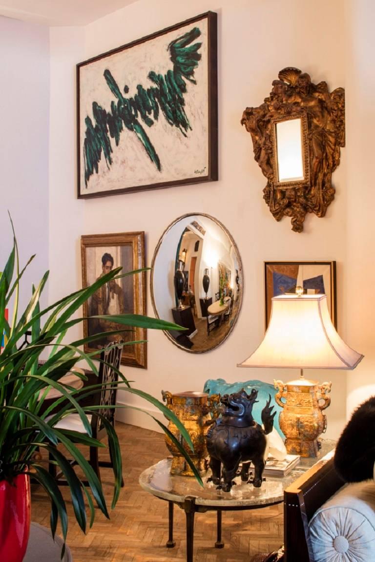 Abstract Painting by Robert Helman, France 1960, Framed, Oil on canvas ...