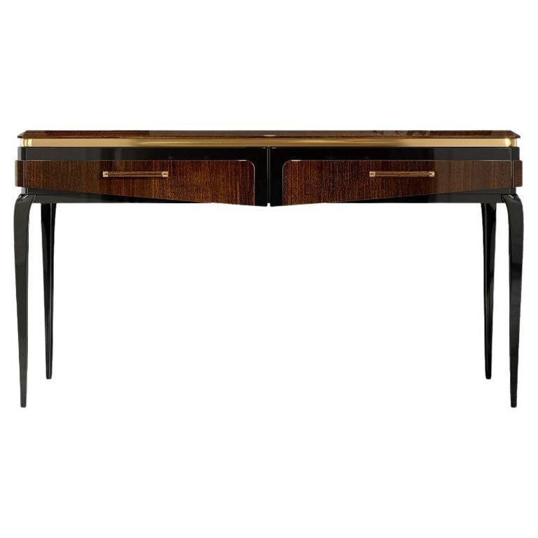 Victor 2-Door Brown Console For Sale at 1stDibs