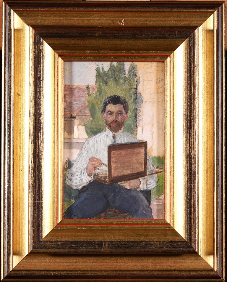 Victor Alfred Paul Vignon - In the Artist's Garden -Impressionist ...