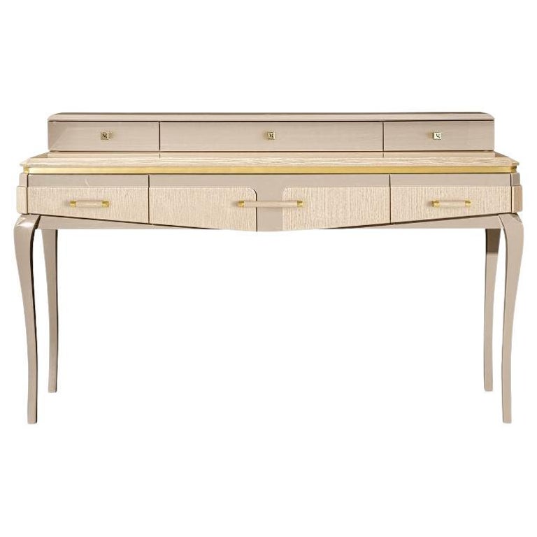 Victor Beige Vanity Table For Sale at 1stDibs