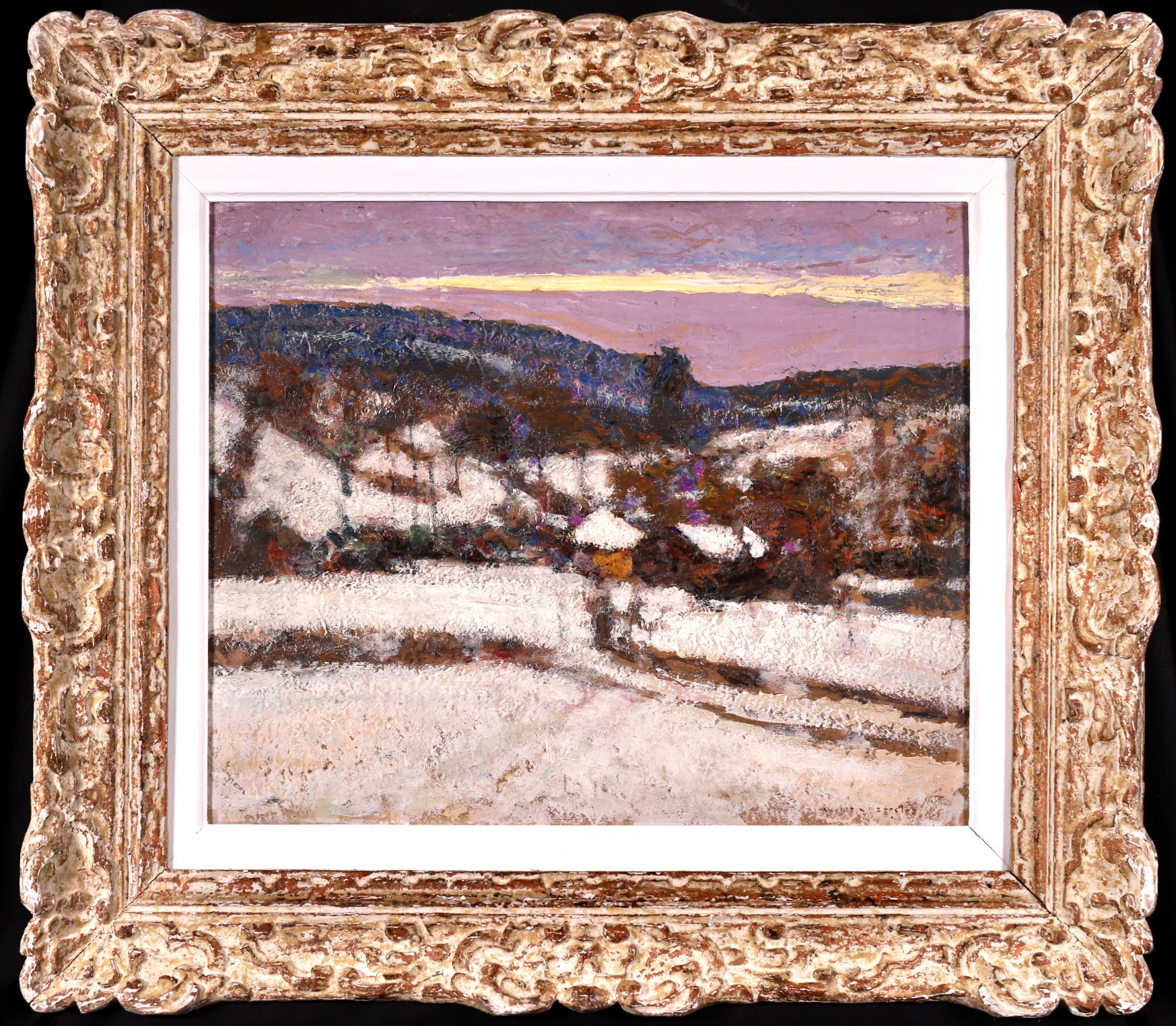 William Malherbe - "Reclining Girl with Parasol" For Sale at 1stDibs